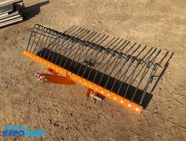 Repocast.com® | 5’ 3-Point Rake, Spring Tines