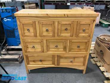 Repocast.com® | 9-Drawer Wooden Dresser, 40.5” Wide x...