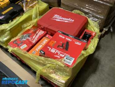 Repocast.com® | Skid of assorted Milwaukee tools...