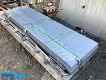 Repocast.com® | Skid of aluminum sheets, 25”x7’