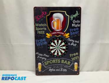 Repocast.com® | New Sports Bar Themed metal sign with...