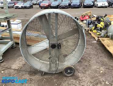 Repocast.com® | Portable Barrel Fan, 120 V, 2Speed,...