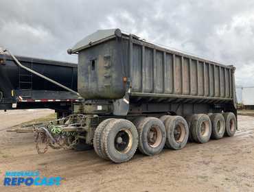 Repocast.com® | 1986 Fruehauf Six Axle 22’ Pup Dump...