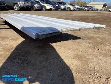 Repocast.com® | Lot of (21) new sheets of white steel...