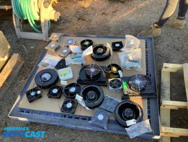 Repocast.com® | Skid of assorted computer fans