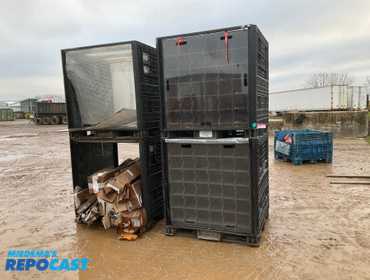 Repocast.com® | Lot of (4) Forkable Poly Crates, two...