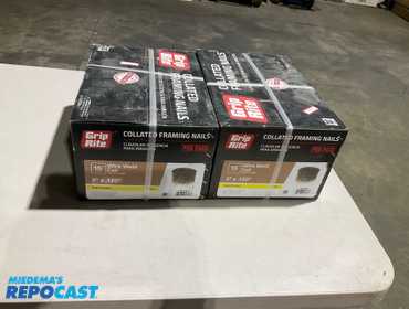 Repocast.com® | Set of 2 Boxes of Grip Rite 3”x.120”...