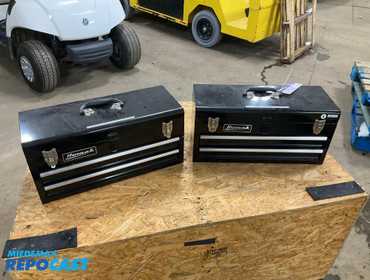 Repocast.com® | (2) Homak 2-Drawer Tool Boxes, upper...