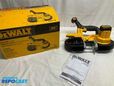 Repocast.com® | DeWalt 20V MAX Band Saw, DCS371B.Take...