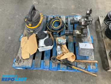 Repocast.com® | Skid lot of industrial parts and...