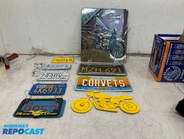 Repocast.com® | lot of Retired License Plates...