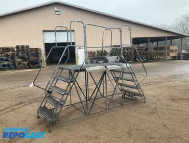Repocast.com® | Metal Raised Work Platform with steps...