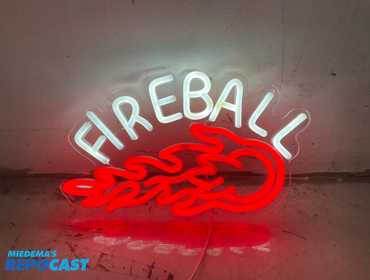 Repocast.com® | Fireball Cinnamon Whiskey Neon Light