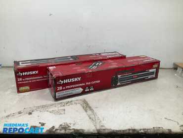 Repocast.com® | Lot of (2) 28" Husky Professional Tile...