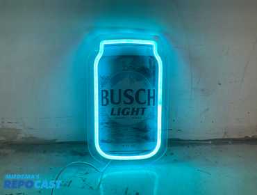 Repocast.com® | Busch Light Beer Can Neon Light
