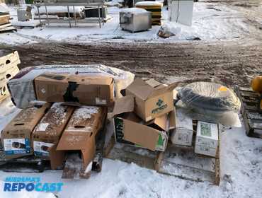 Repocast.com® | (2) Skids of Construction Materials...