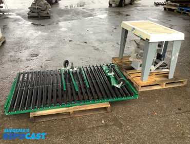 Repocast.com® | Lot of (1) Pottery slip pouring table,...