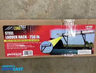 Repocast.com® | New Erickson Steel Ladder Rack. 250lb....