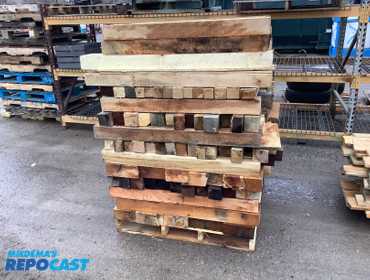 Repocast.com® | Lot of skid of hardwood blocking, skid...