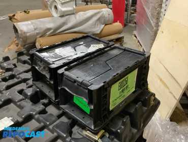 Repocast.com® | Lot of (2) Plastic Totes of E800268...