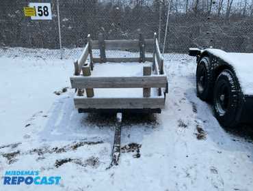 Repocast.com® | Lot of (1) Trailer with Fenced Sides...