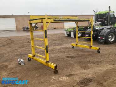 Repocast.com® | Metal Frame Raised Platform on Casters...