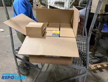 Repocast.com® | Box of (36) boxes of handi-man machine...