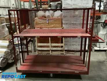 Repocast.com® | Red Movable Storage Unit, 4 Separated...