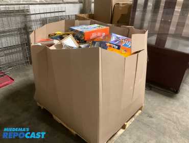 Repocast.com® | Gaylord skid full of assorted new...