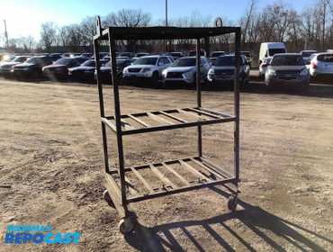 Repocast.com® | Lot of (1) three-tier steel rolling...