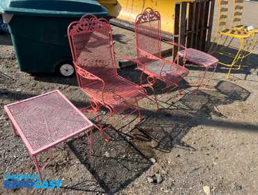 Repocast.com® | 4 PIECE WROUGHT IRON STYLE PATIO...