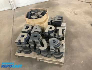 Repocast.com® | Skid of 10” Plastic Letters/Numbers...
