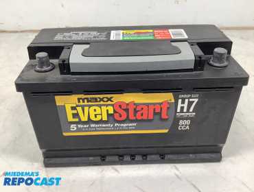 Repocast.com® | Everstart Maxx 12 volt battery. Part...