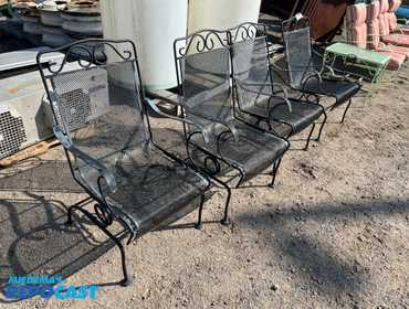 Repocast.com® | LOT OF 4 WROUGHT IRON STYLE SPRING...
