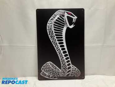 Repocast.com® | New Ford Cobra metal sign with pre...