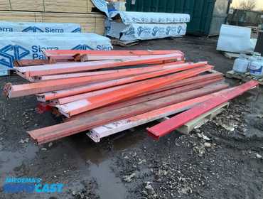 Repocast.com® | Multiple Pre-Used Red Pallet Racking