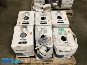 Repocast.com® | Skid of (7) boxes of Belden 16AWG gray...