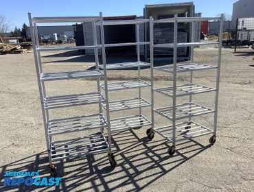 Repocast.com® | (3) Aluminum lug racks. Each stand...