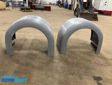 Repocast.com® | Lot of (2) rough cut fiberglass half...