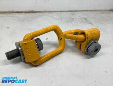 Repocast.com® | Lot of (2) Yellow Yoke Hoist Rings