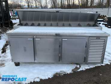 Repocast.com® | Kairak 3 Door Prep Table 9 Slots 89" x...