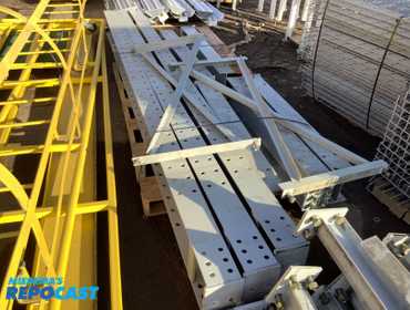 Repocast.com® | Skid of (9) Steel Structural Support...