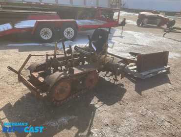 Repocast.com® | Mini track machine with tiller and...