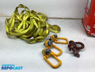 Repocast.com® | Lot of (9) rigging/lifting straps