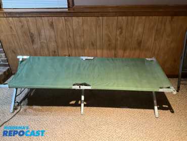 Repocast.com® | Vintage US Military Cot. Complete with...
