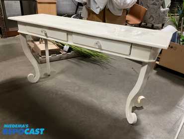 Repocast.com® | Off-white computer desk with (2)...