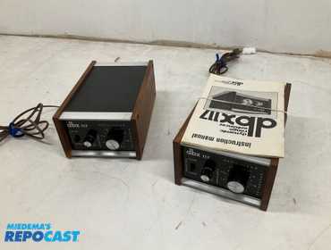 Repocast.com® | (2) DBX 117 dynamic range enhancers....