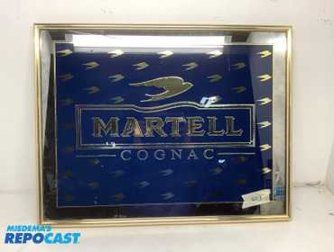 Repocast.com® | Martell Cognac Framed Sign, measures...