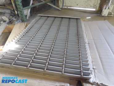 Repocast.com® | Stainless steel smooth bar grating, 36...