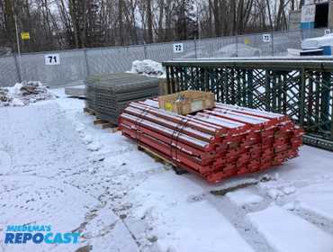 Repocast.com® | 10 sections of pallet racking. 12...